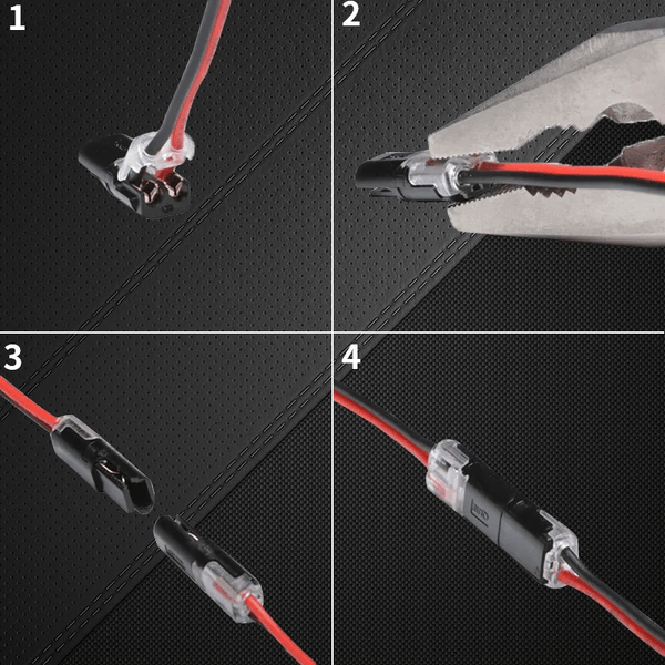 commsmarket-Double-wire Plug-in Connector With Locking Buckle(The more ...