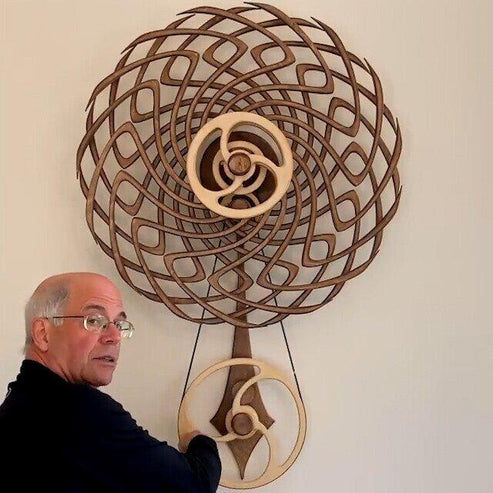🍂100% Handmade Kinetic Wooden Sculpture – Commsmarket.com