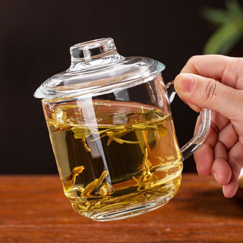 Handmade Natural Quartz Crystal Transparent Cup(10.8oz/320ml ...