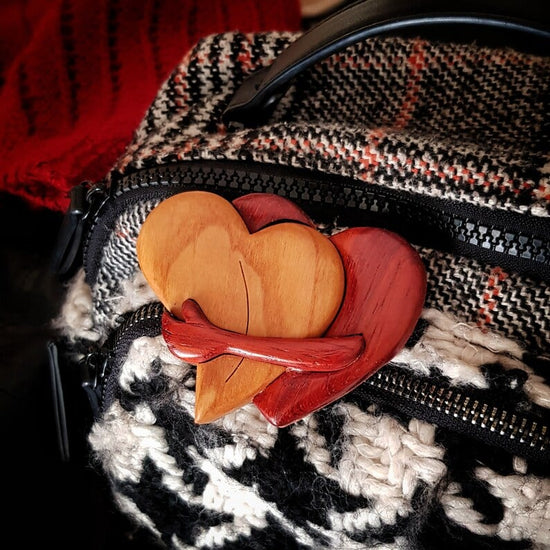 A Hug From My Heart For You (Handmade Wood Carvings) – Commsmarket.com