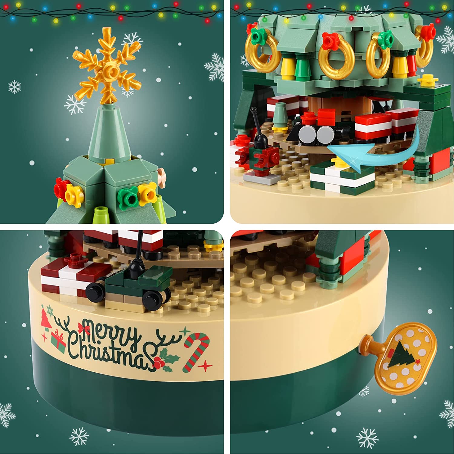 Christmas Pre-Sale 49% OFF- DIY Building Blocks Christmas Tree Octavo ...